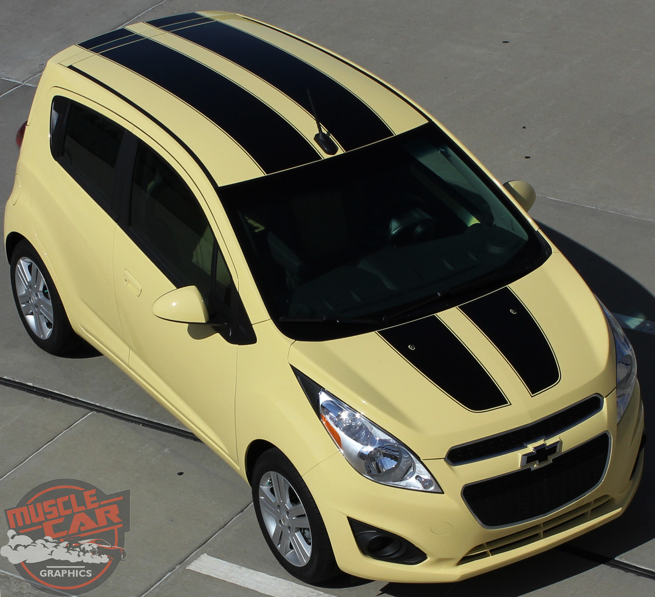 SPARK RALLY, Chevy Spark Stripes, Spark Decals, Spark Vinyl Graphics