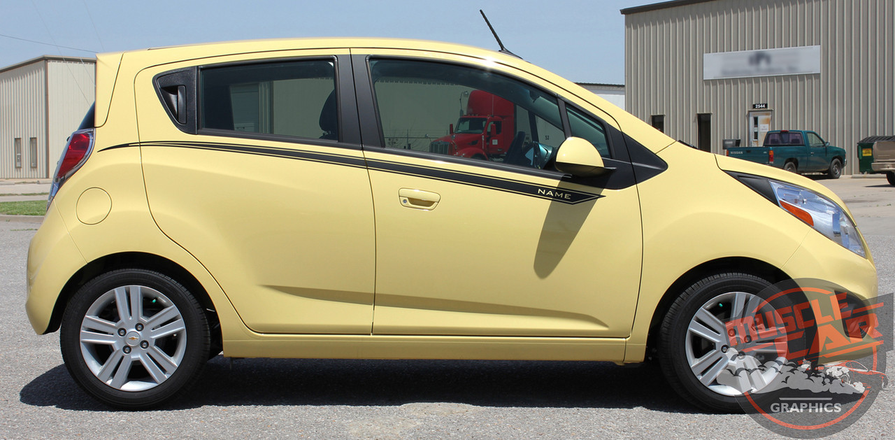 SPARKOVER, Chevy Spark Stripes, Spark Decals, Spark Vinyl Graphics