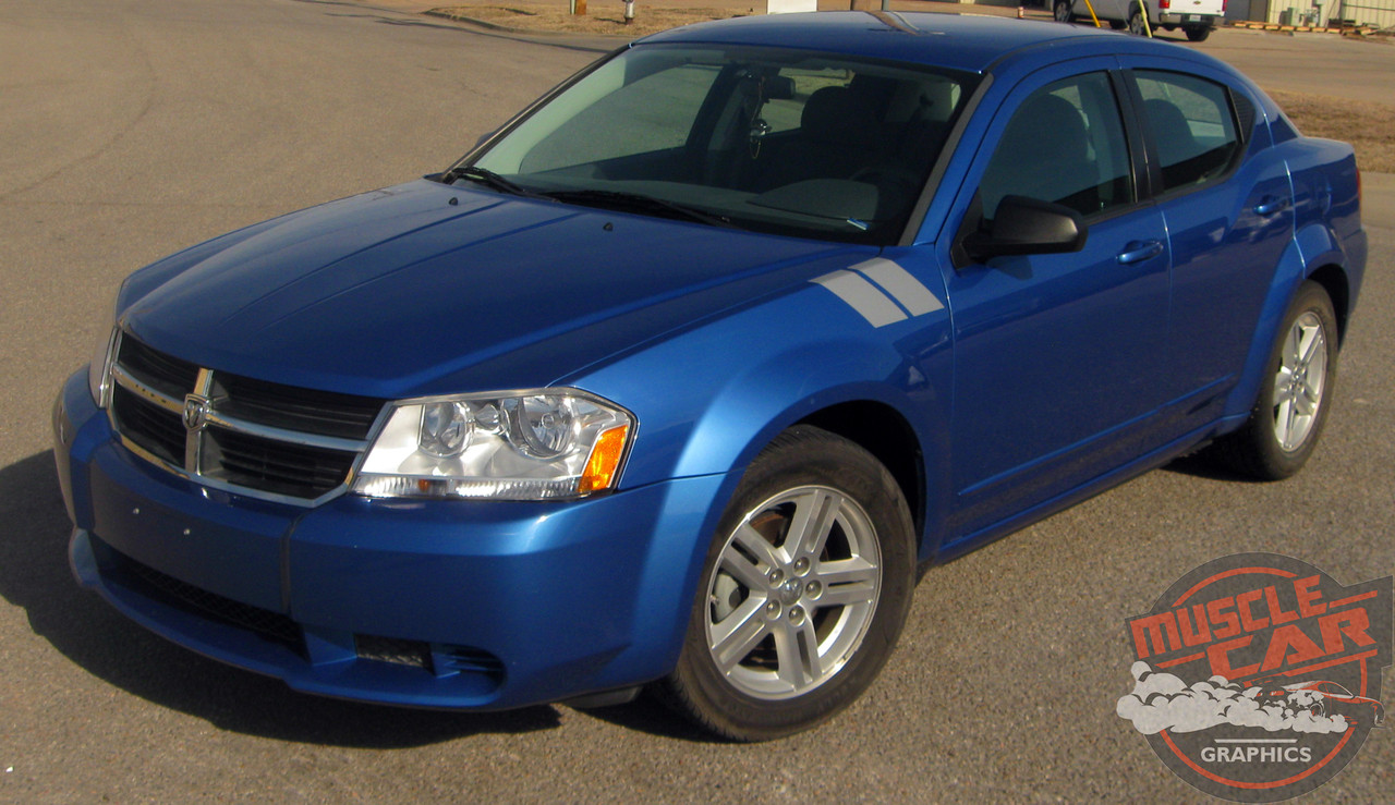 DOUBLE BAR, Dodge Avenger Stripes, Avenger Decals, Vinyl Graphics