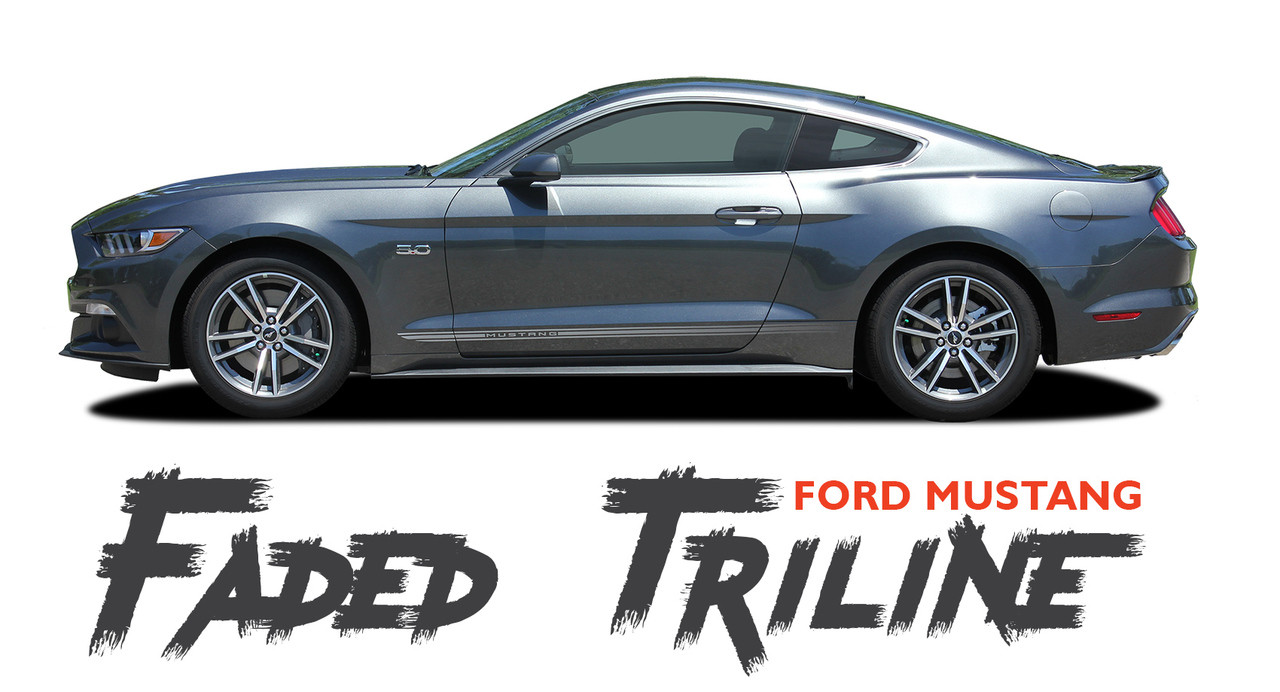 STALLION ROCKER TWO, Ford Mustang Stripes, Mustang Decals, Vinyl Graphics
