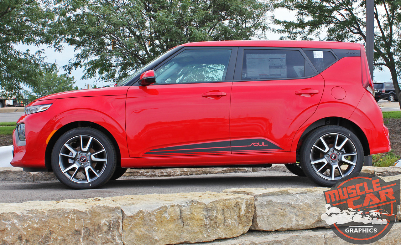 (2020-2025) Kia Soul Side Door Stripes SOULED ROCKER