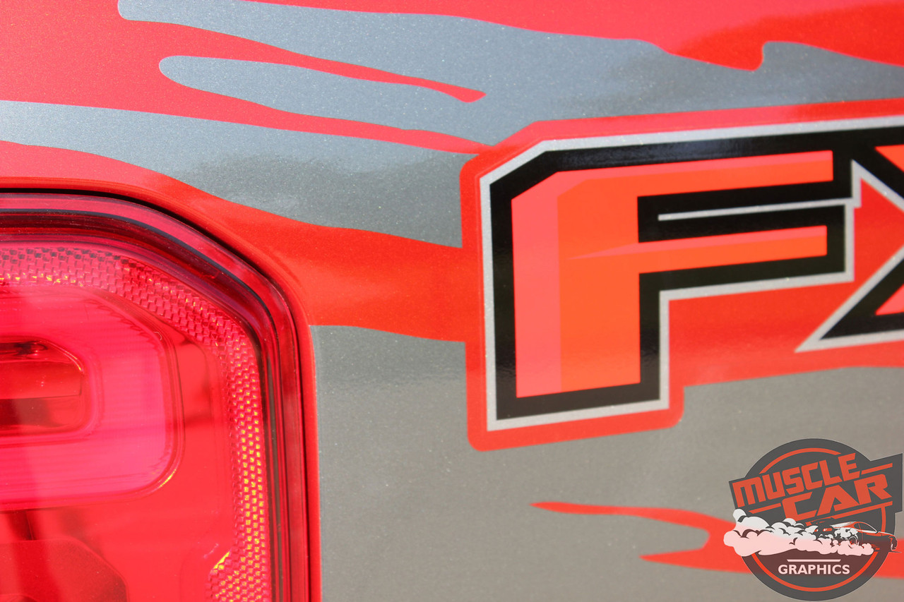 GUARDIAN, Ford Ranger Bed Stripes, Ford Ranger Bed Decals, Ranger Graphics