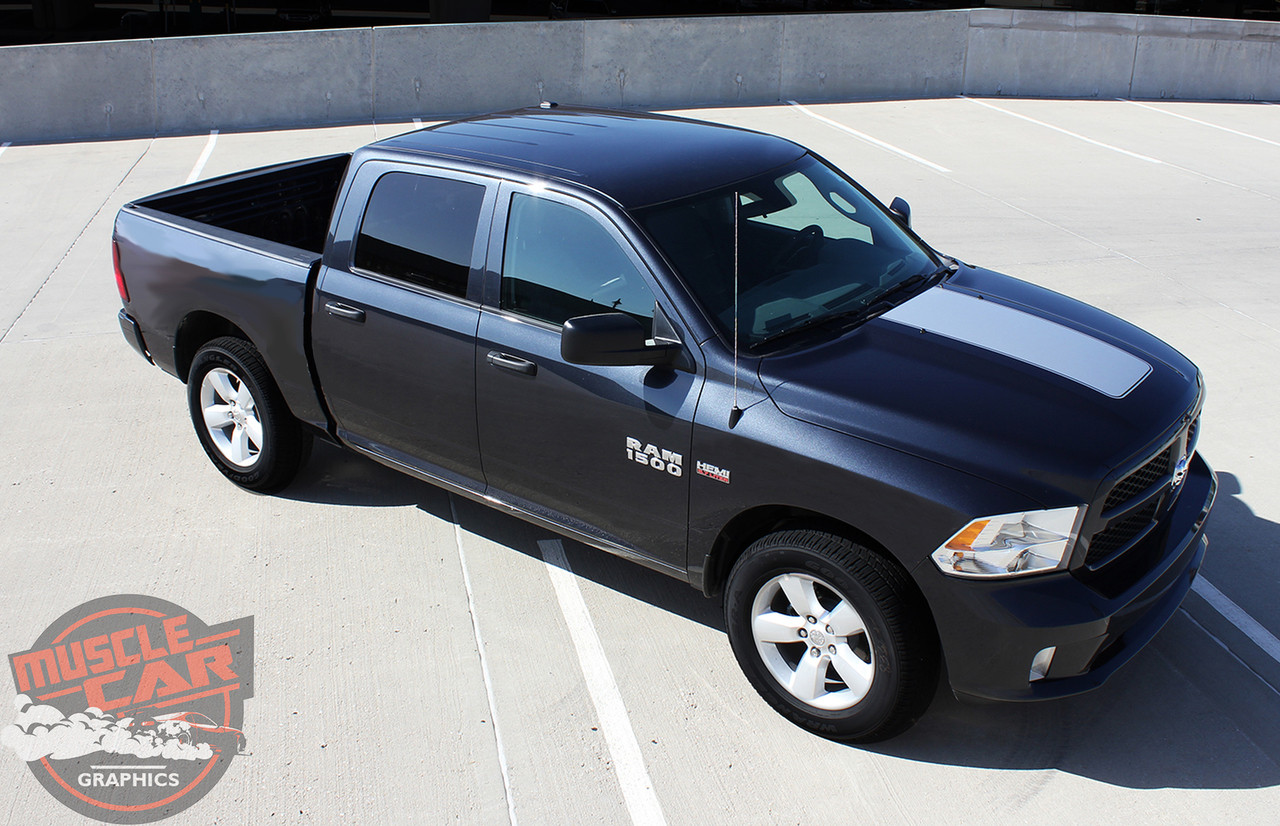 2016 Dodge Ram Hood Stripes RAM HOOD (2009-2018)