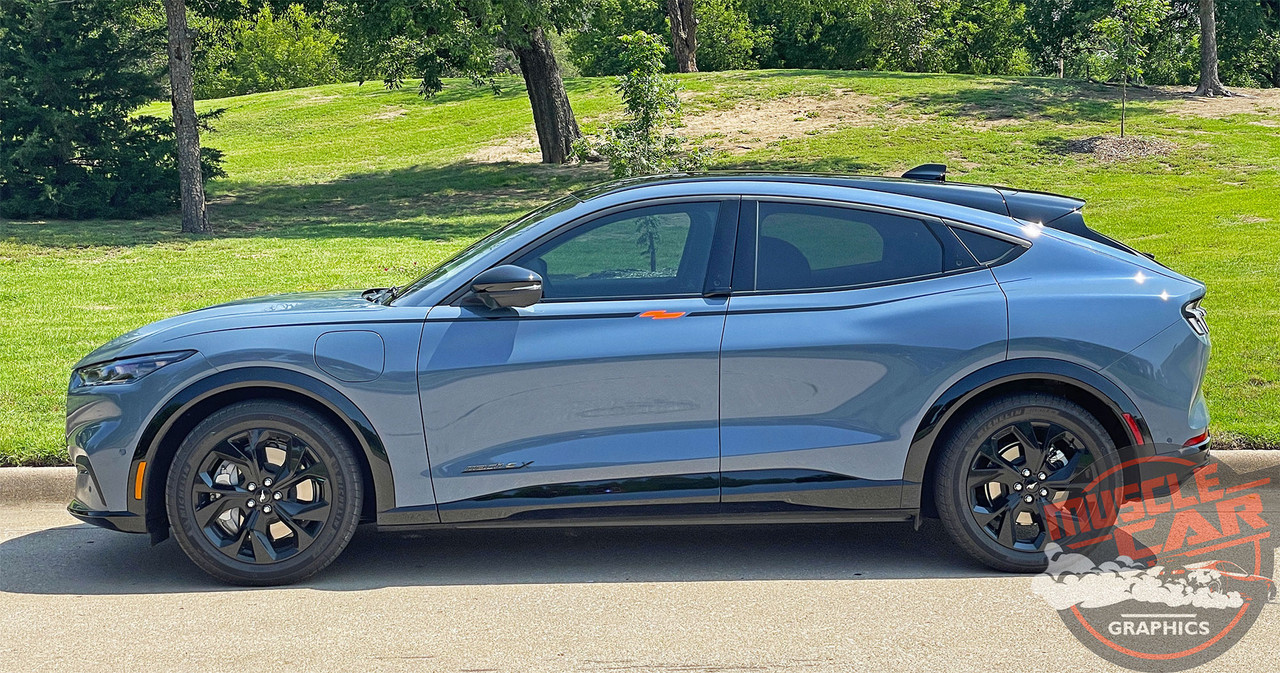 HIGH VOLTAGE, Ford Mustang Mach-E Electric Body Stripes, Electric ...