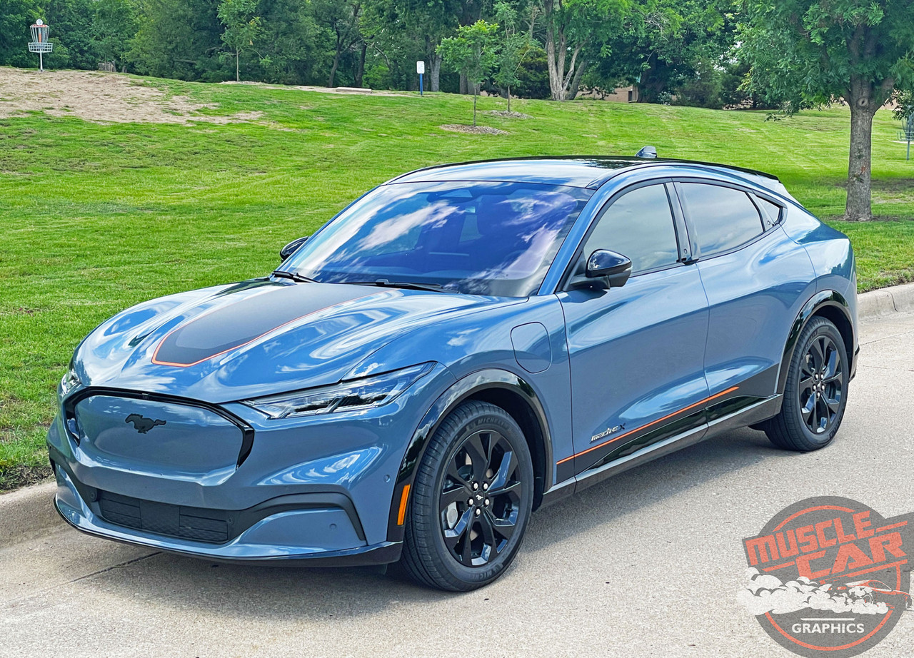 SONIC DIGITAL, Ford Mustang Mach-E Electric Racing Stripes, Mustang ...