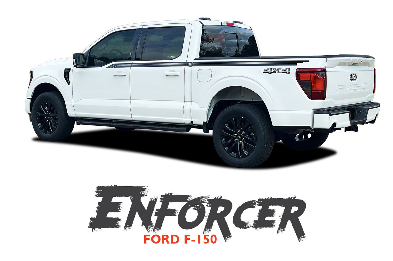 (2021-2024) F-150 ENFORCER FP700, Ford F150 Door Decals and Stripes ...