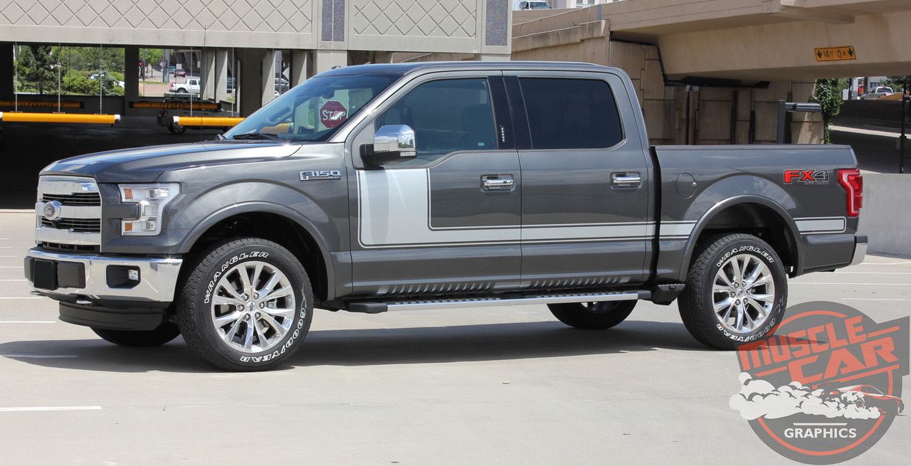 FORCE HOOD SOLID 15, Ford F150 Stripes, F150 Decals, F150 Vinyl Graphics