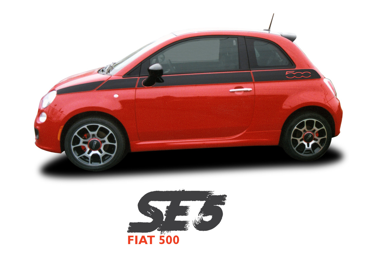 SE 5, Fiat 500 Stripes, Fiat 500 Decals, Fiat 500 Vinyl Graphics