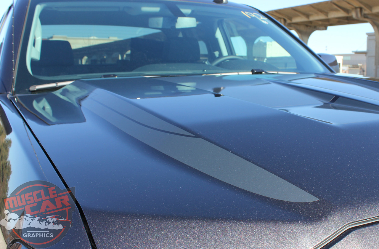 HOOD SPEARS, Ford Mustang Hood Stripes, Mustang Spike Decals, Vinyl ...