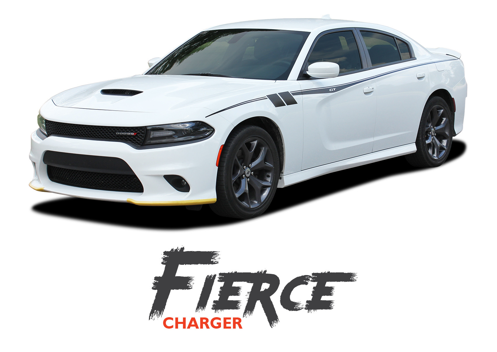 SCALLOP HOOD 15, Dodge Charger Stripes, Charger Decals, Charger Vinyl ...