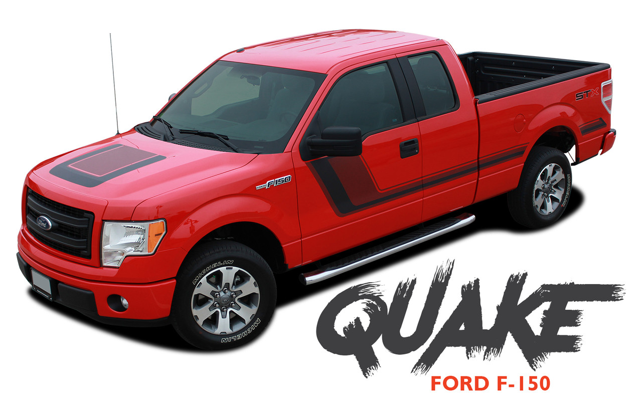 QUAKE PACKAGE, Ford F150 Tremor Stripes, F150 Decals, F150 Graphics