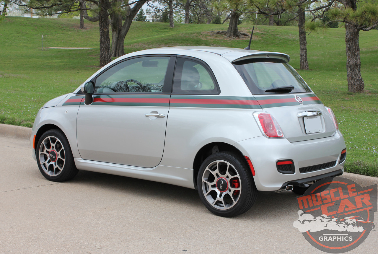 CHECK RALLY, Fiat 500 Stripes, Fiat 500 Decals, Fiat 500 Vinyl Graphics