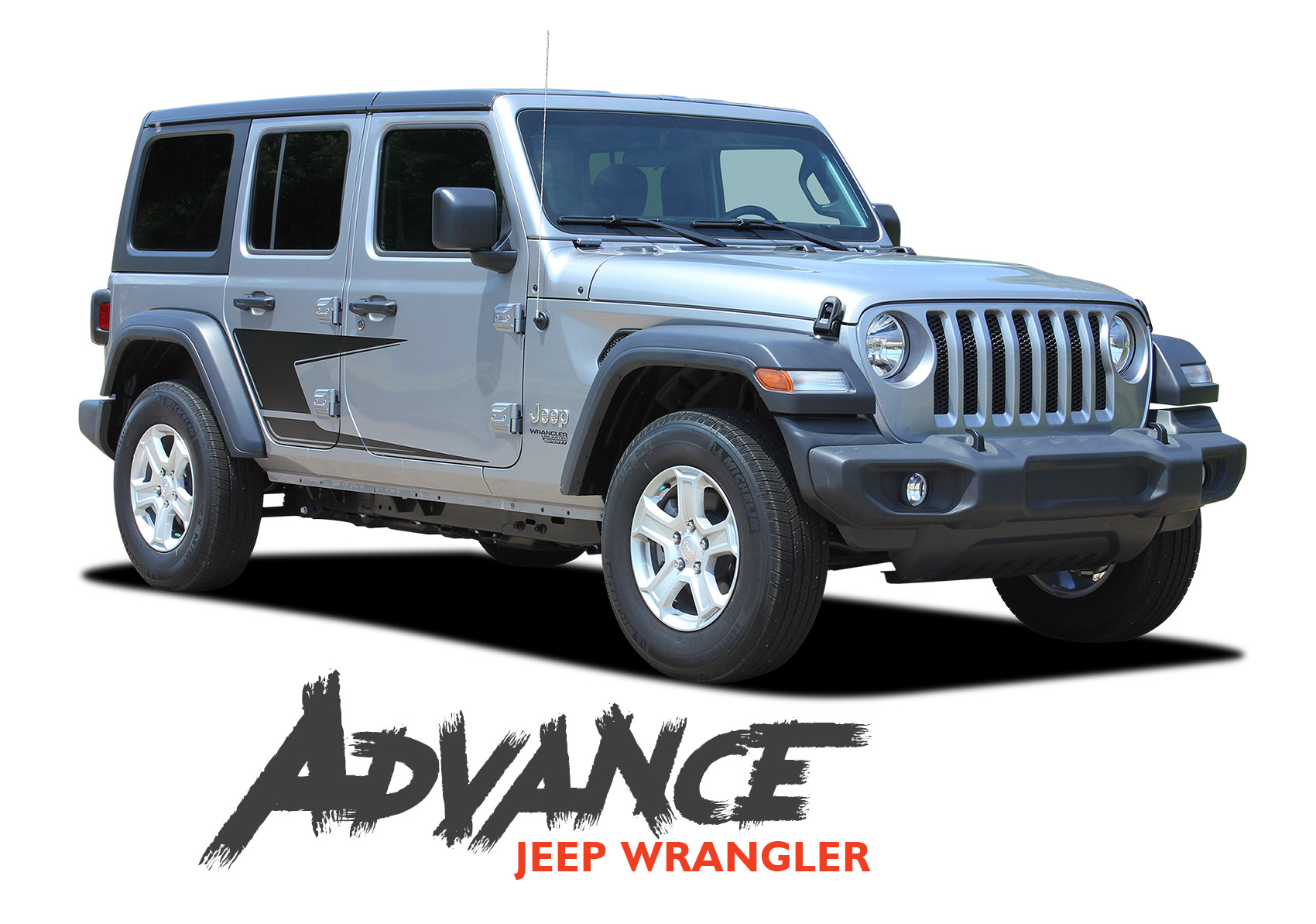 Jeep Wrangler Fender Decals, Jeep Wrangler Door Stripes, RUNDOWN
