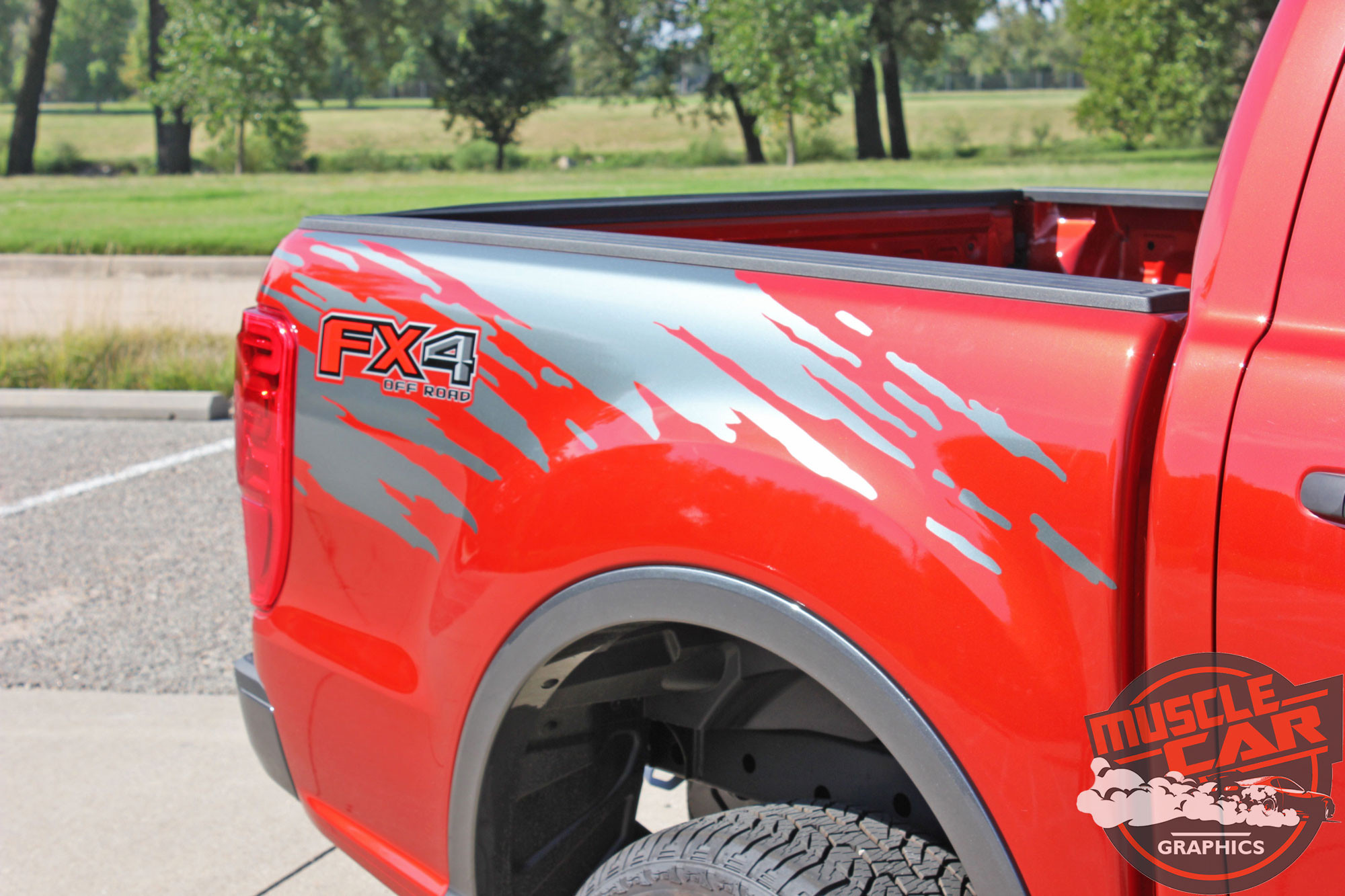 GUARDIAN, Ford Ranger Bed Stripes, Ford Ranger Bed Decals, Ranger Graphics