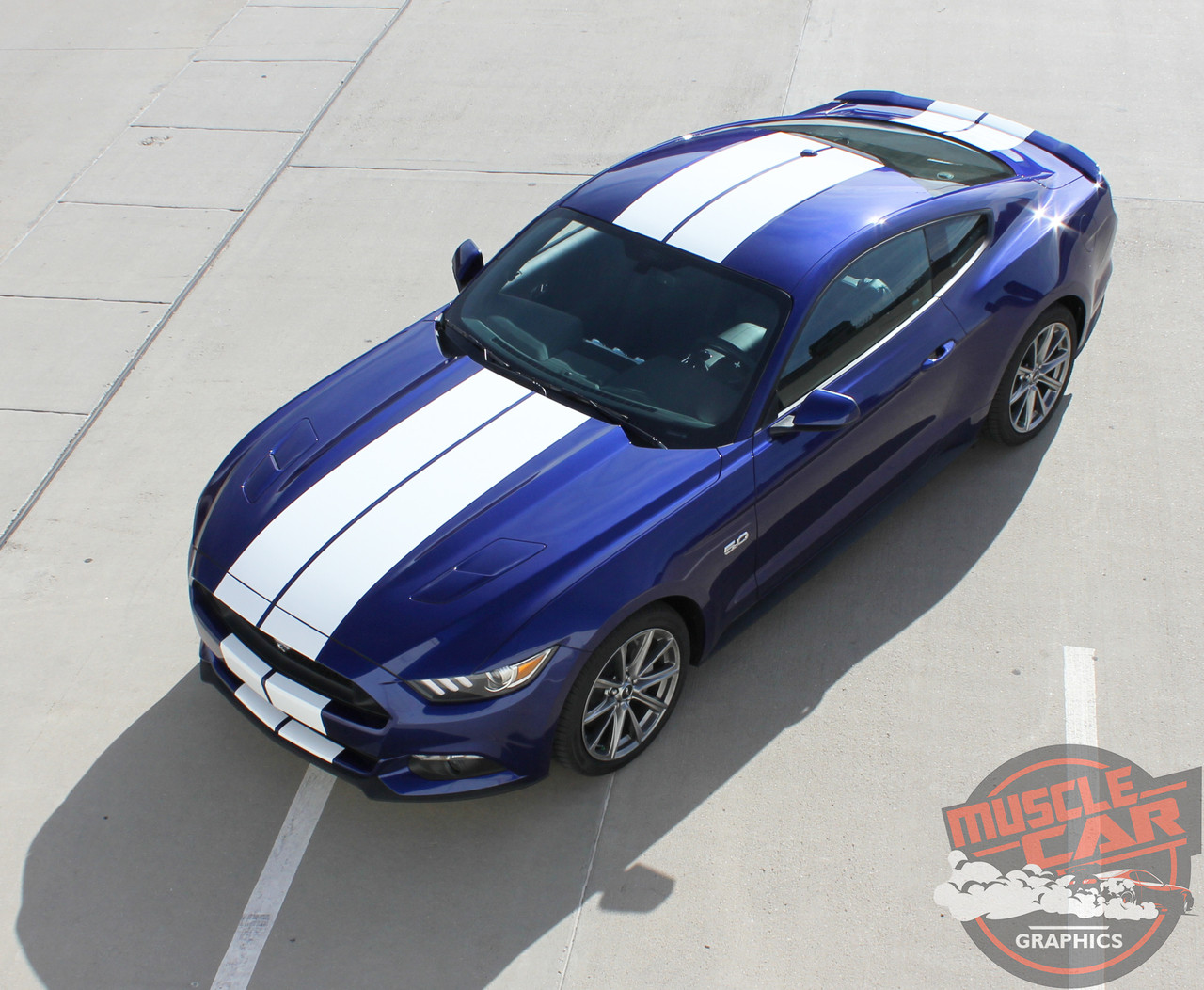 Dual Racing Stripes for Ford Mustang GT STALLION (2015-2017)