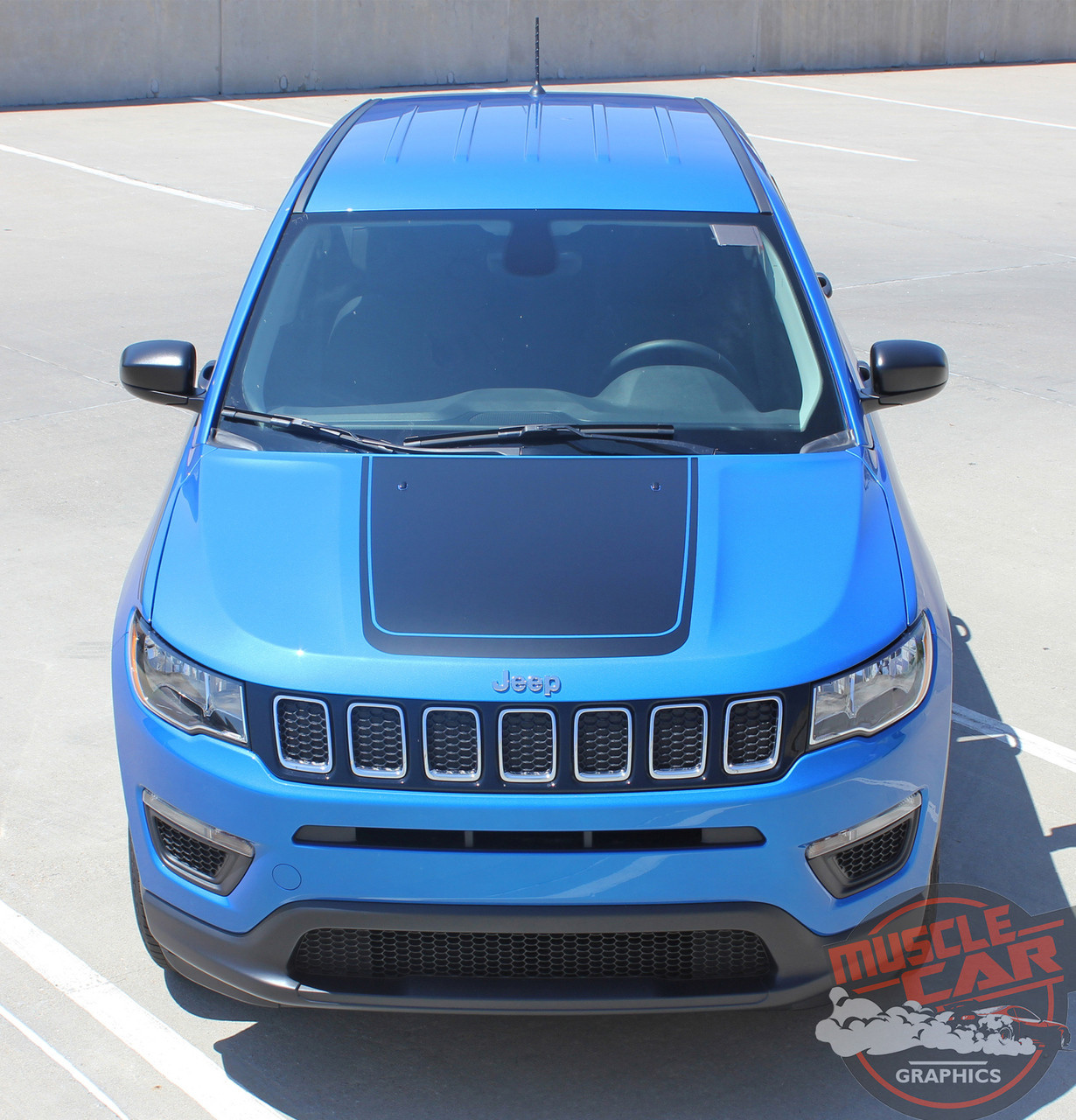 2018 Jeep Compass Hood Graphics BEARING HOOD 2017-2020 2021 | MCG