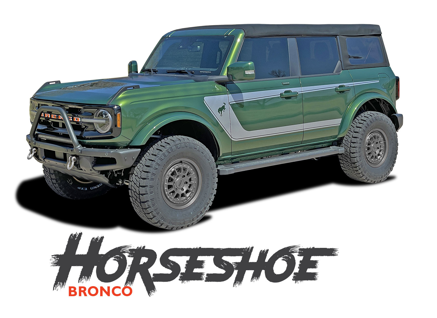 HORSESHOE, Ford Bronco Stripes, Ford Bronco Decals, Bronco Graphics