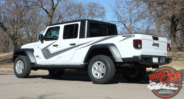 Jeep Gladiator Side Decals, Jeep Gladiator Body Stripes, PARAMOUNT