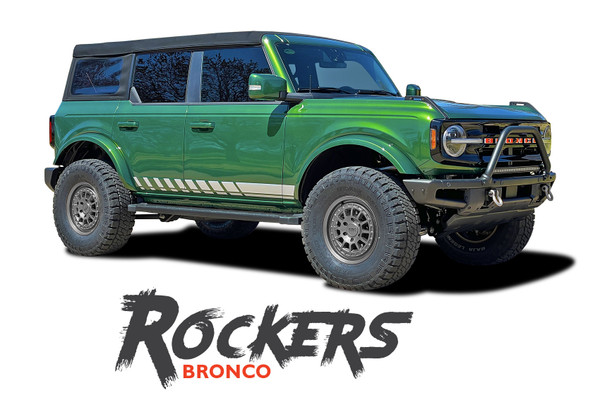 ROCKERS, Ford Bronco Stripes, Ford Bronco Decals, Bronco Graphics