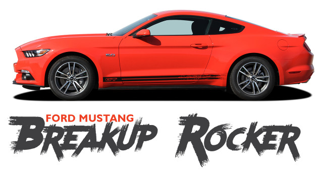 MEGA HOOD, Ford Mustang Hood Decal, Mustang Hood Vinyl Graphic