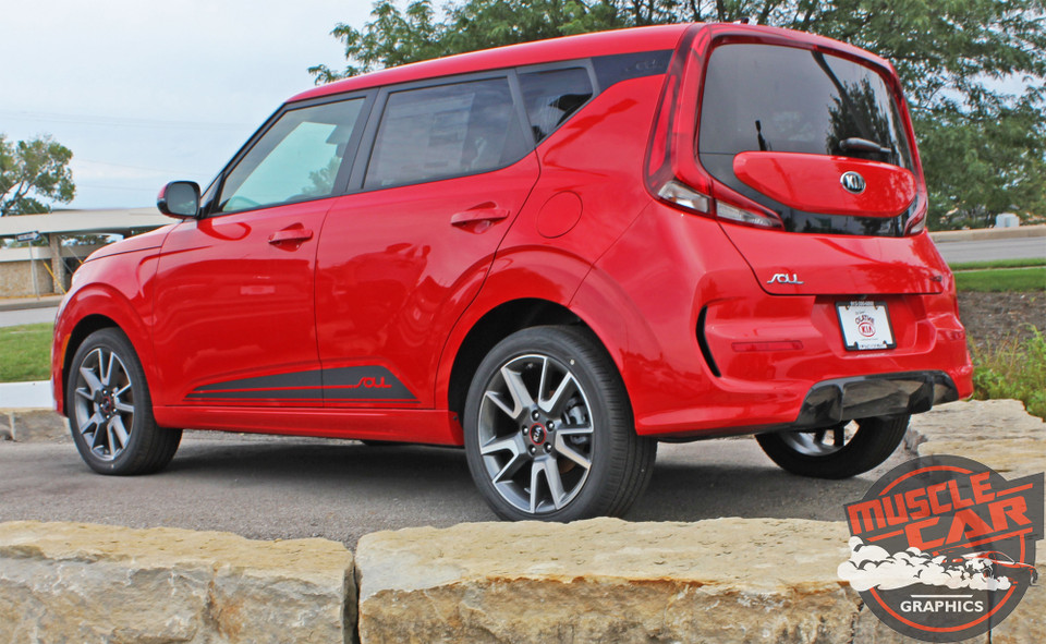 SOULED ROCKER, Kia Soul Stripes, Kia Soul Decals, Soul Vinyl Graphics