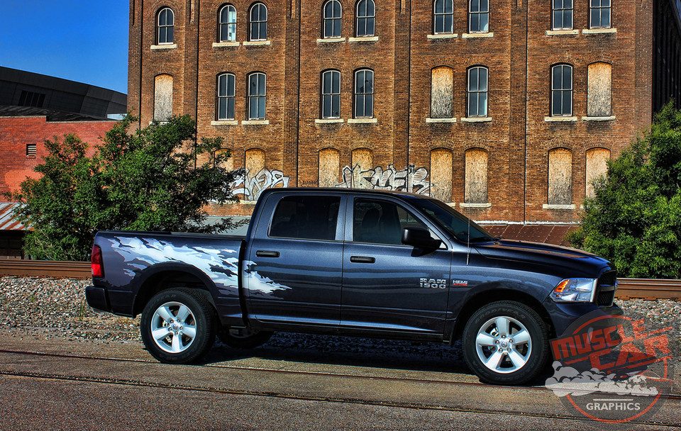 2016 Ram 1500 Vinyl Graphics RAGE (2009-2018) Digital Print