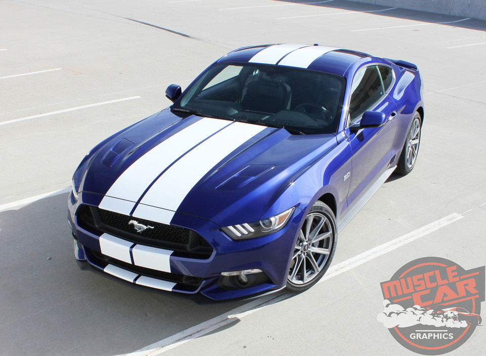 Dual Racing Stripes for Ford Mustang GT STALLION (2015-2017)
