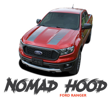 NOMAD HOOD, Ford Ranger Hood Stripes, Ford Ranger Hood Decals
