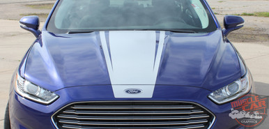 2018 Ford Fusion Hood Decals DAGGER HOOD 2013-2018