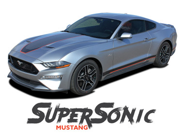 SUPERSONIC MACH 1, Ford Mustang Racing Stripes, Mustang Decals, Mustang ...