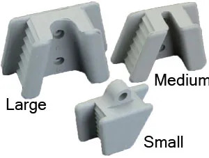Mouth Prop Adult (Large) Rubber Gray 2pk (Plasdent) - Pricenex