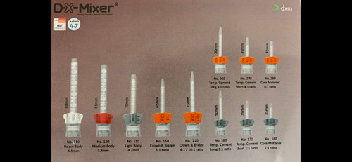 DX-Mixer Mixing Tips Light Body 4.2mm (Gray Wings) #130 48pk (Dentazon ...