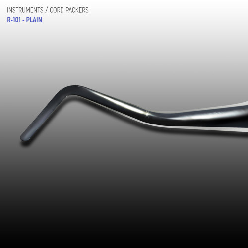 Cord Packer R-101, Semi-Round, Non-Serrated SS Tip Black Titanium ...