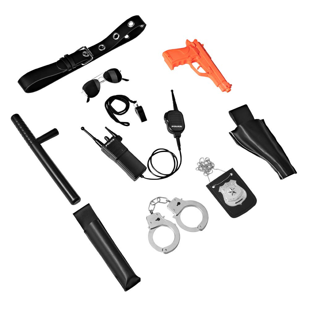Ultimate All-In-One Police Accessory Role Play Set For Kids Includes ...