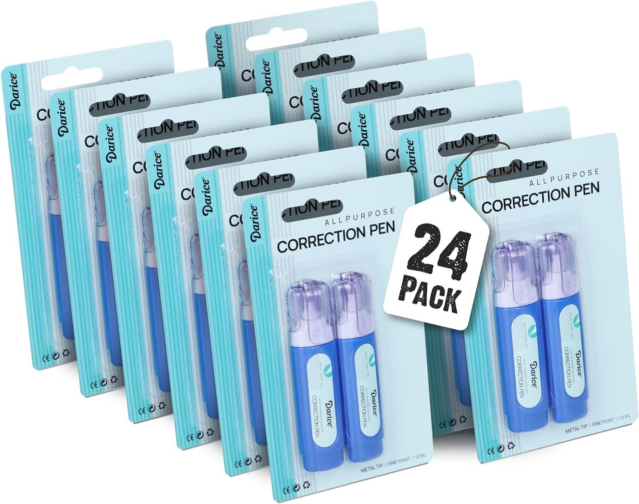 Moore Liquid Correction Pen Box Of 24 - Multi-Purpose Liquid Whiteout ...