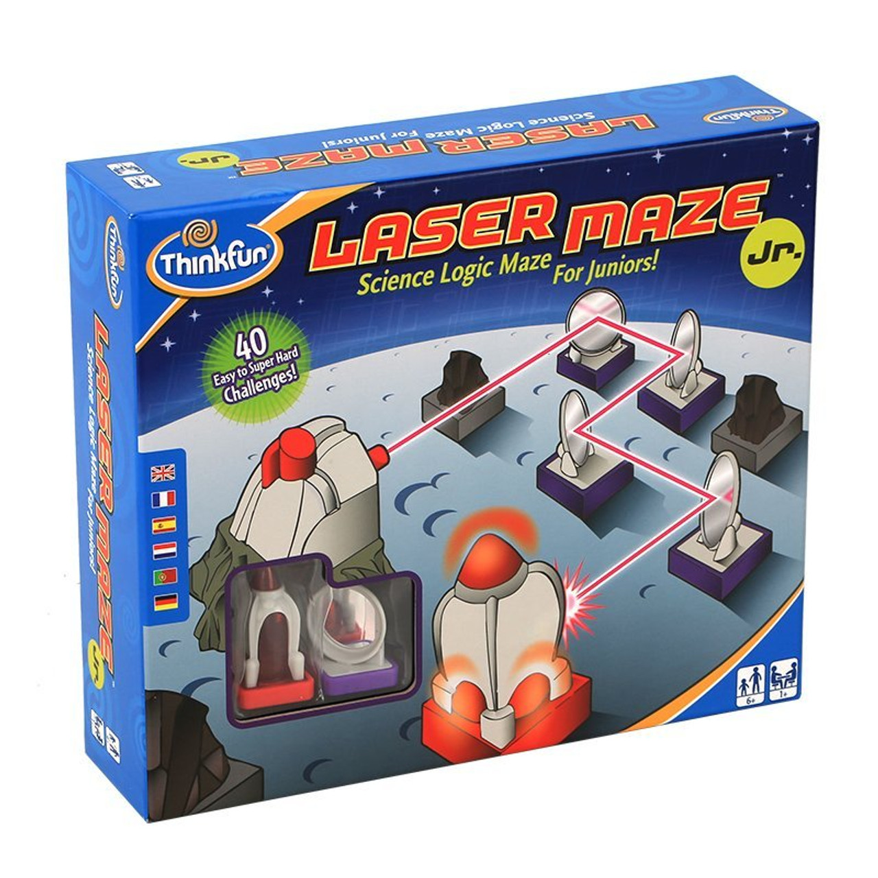 ThinkFun Laser Maze Junior Class 1 Laser Logic Game and STEM Toy Award Winning Game for Kids Toys 4 U