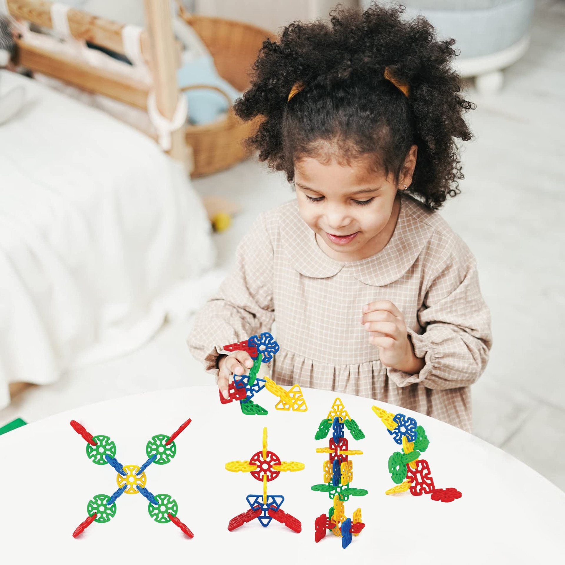 Play Build Interlinks Connector Building Toys, Interlocking Stem Toys ...