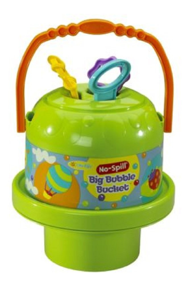 Little Kids Fubbles No-Spill Big Bubble Bucket (Colors may vary) - Toys 4 U