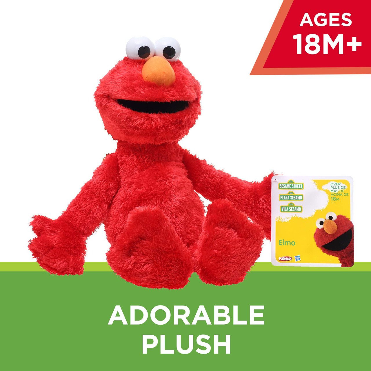 Sesame Street Playskool Elmo Jumbo Plush - Toys 4 U