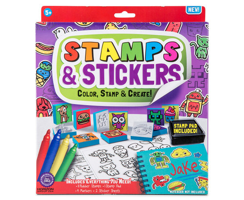 Stamps and Stickers Kit - Toys 4 U