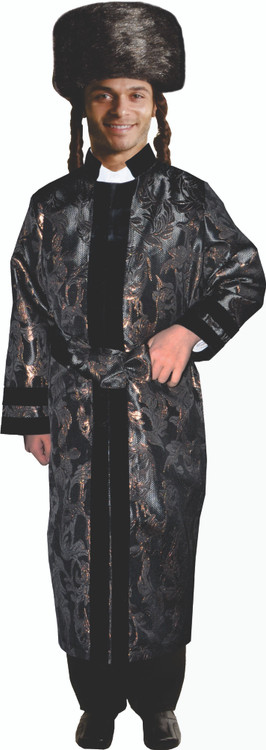 Adult Black Rabbi Coat By Dress Up America - Toys 4 U