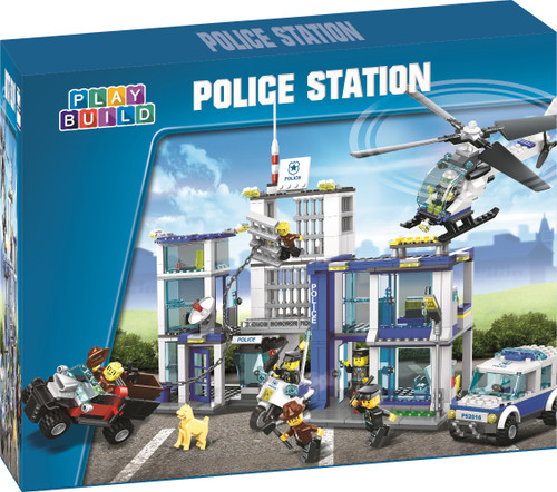 Playbuild Police Station Set - Toys 4 U