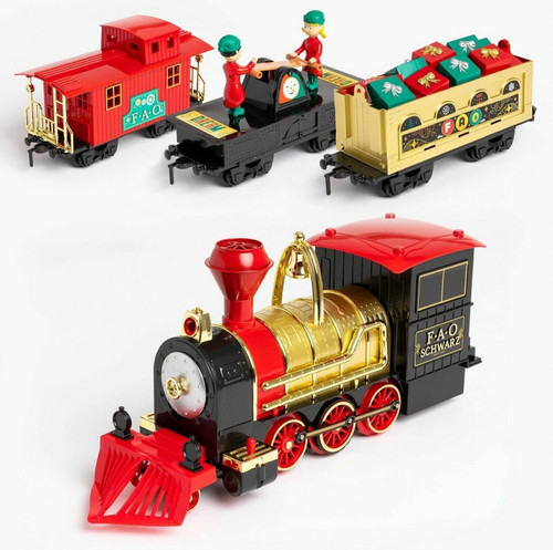 FAO Schwarz Classic 30-Piece Motorized Train Set (1014783) - Toys 4 U