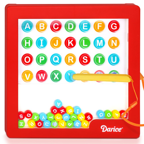 Darice Magnetic Drawing Board with Letters Set for Kids - ABC Magnetic ...