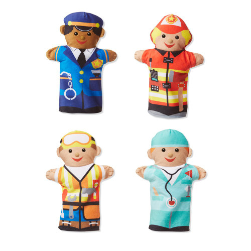 Melissa & Doug 96037 Jolly Helpers Hand Puppet, Multicolor - Toys 4 U