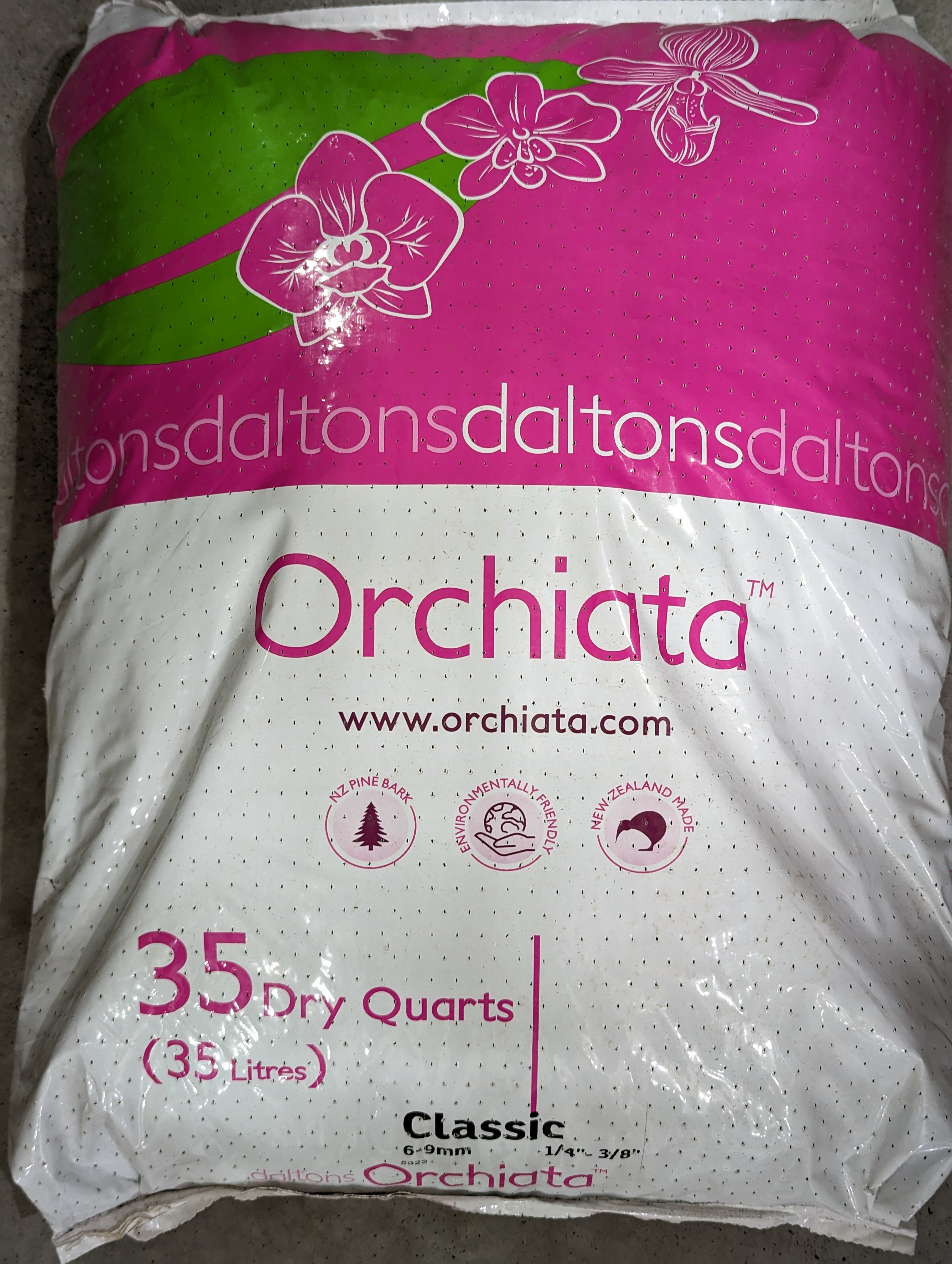 Small (Classic) Fir Bark (Orchid Bark) - Orchiata - 35 liters