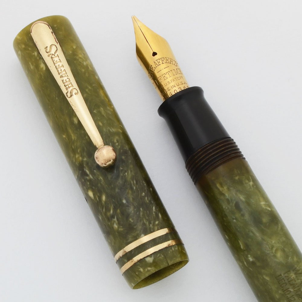 Sheaffer Lifetime Flat Top Oversized (1930s) - Pale Jade Green ...