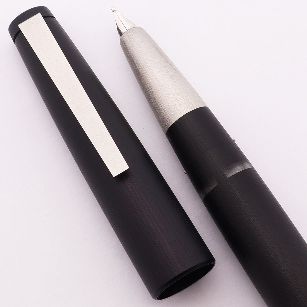 Lamy 2000 Fountain Pen (Germany) - Black Macrolon, Piston Fill, Broad ...