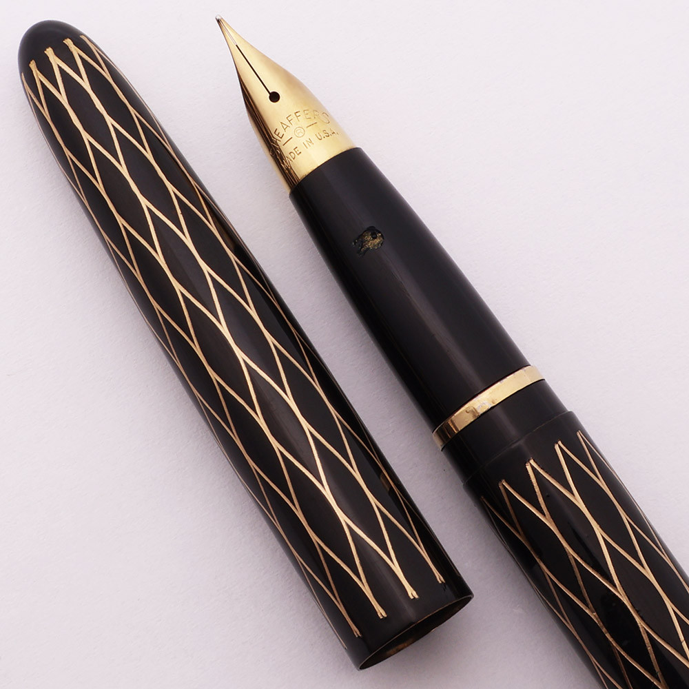 Lady Sheaffer XI Skripsert (1950s/60s) - Tulle Black, Cartridge Filler ...