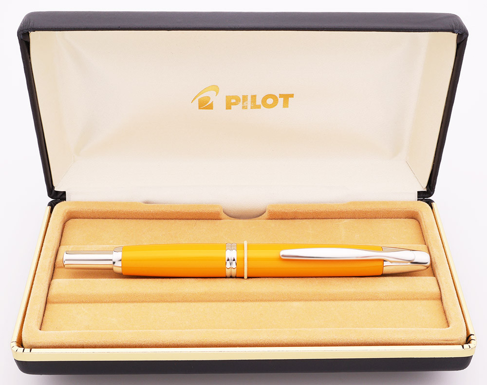 Pilot Vanishing Point (2008) - Mustard Yellow w Rhodium Trim, Fine Stub ...